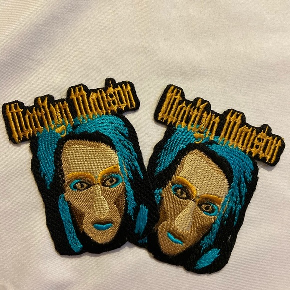 Marilyn Manson | Accessories | Vintage Marilyn Manson Face Patch Set ...